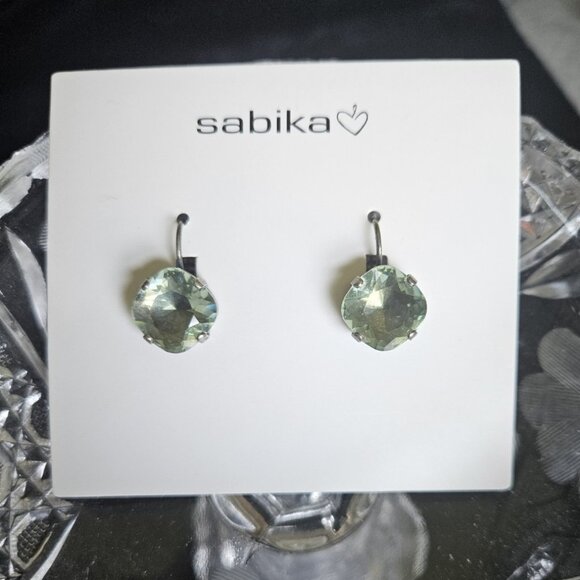 Sabika | Jewelry | Sabika Drop Earrings Light Green | Poshmark
